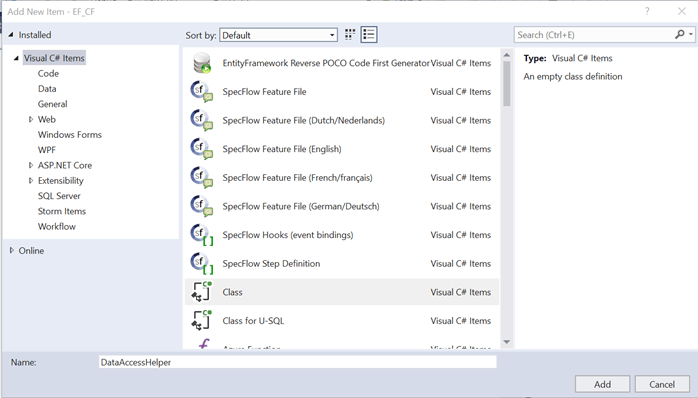Code First Approach And Code First Migrations In Entity Framework
